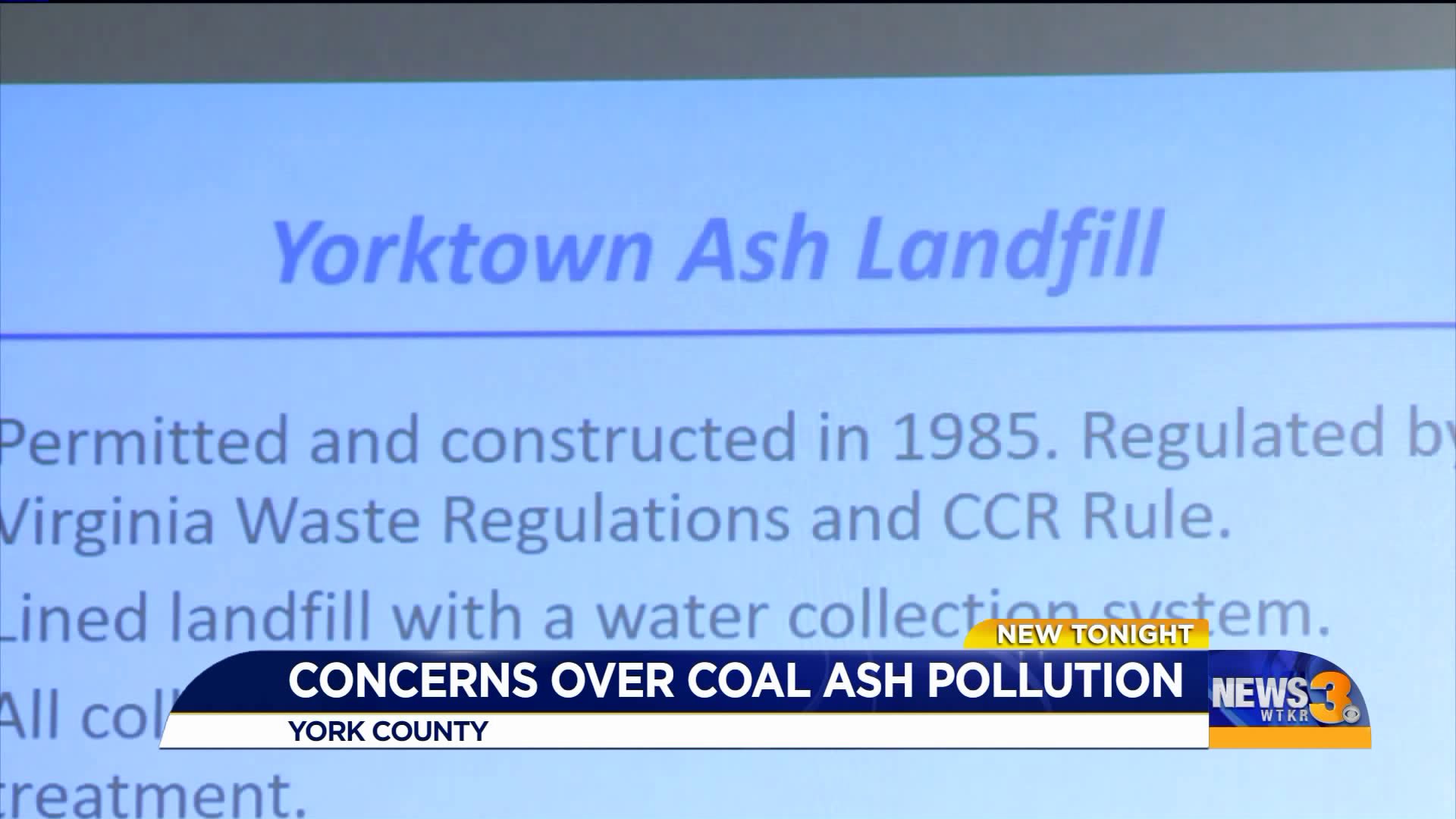 Neighbors concerned about coal ash pollution from Yorktown Power Station