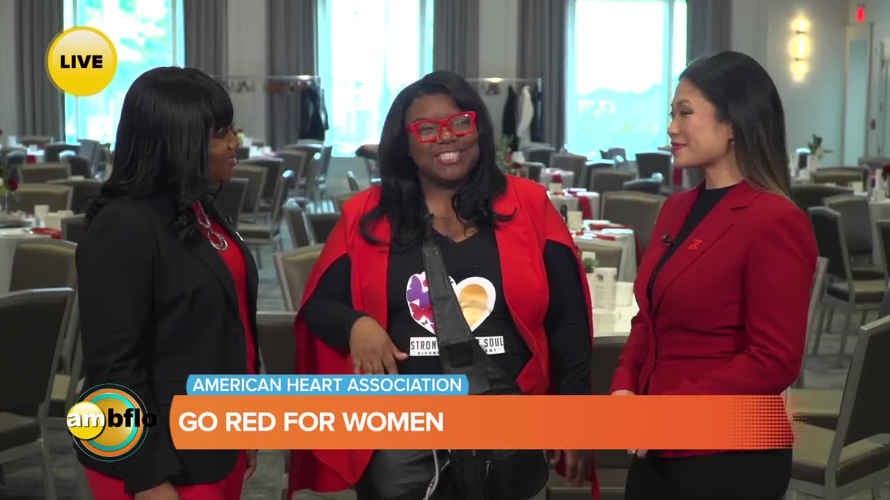 A preview of the American Heart Association Go Red luncheon
