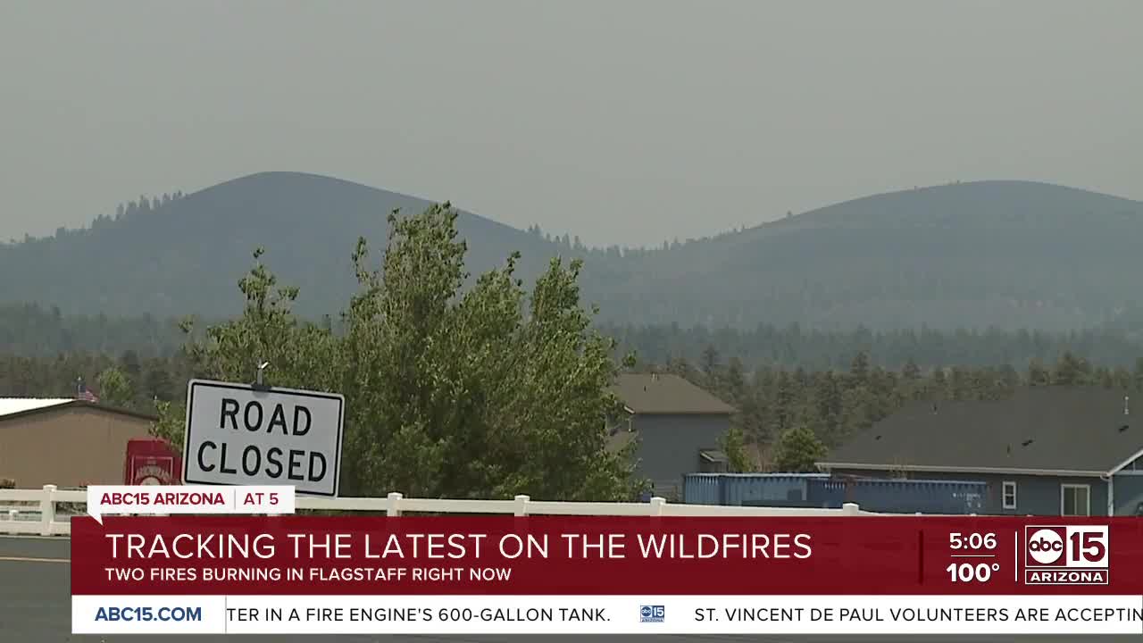 Evacuations remain as Pipeline Fire burns near Flagstaff
