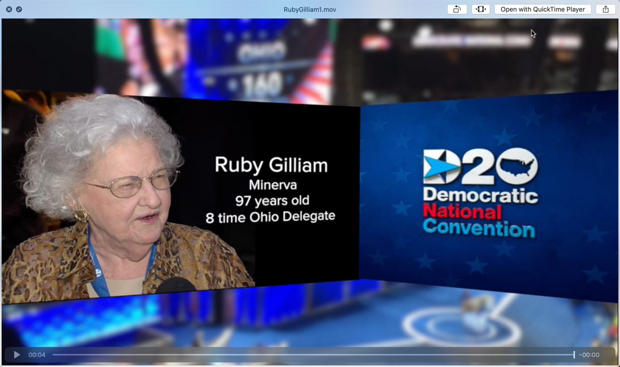 Ohio's oldest Democratic delegate still going strong at 97